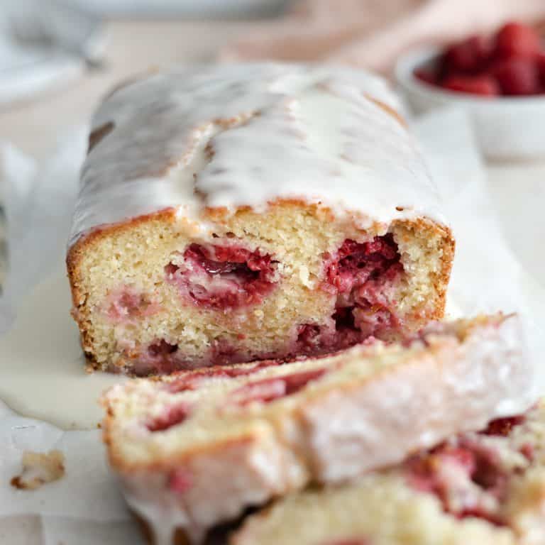 Raspberry Lemon Loaf - This Jess Cooks