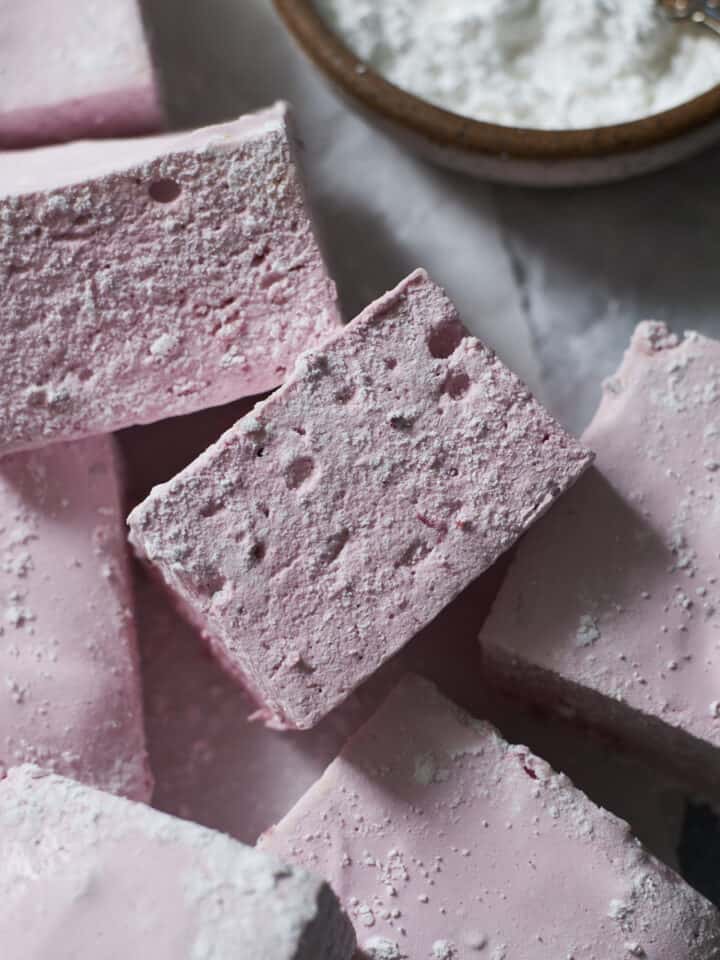 Strawberry Pink Marshmallows - This Jess Cooks
