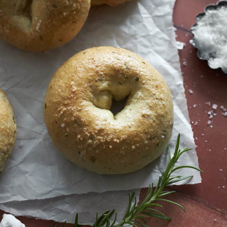 Rosemary Bagels - This Jess Cooks
