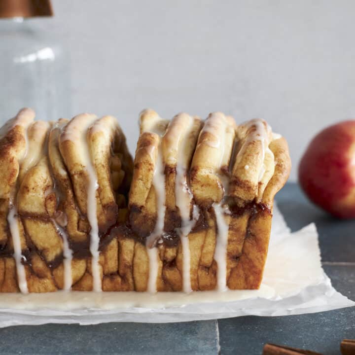 Sourdough Discard Apple Pull Apart Bread - This Jess Cooks