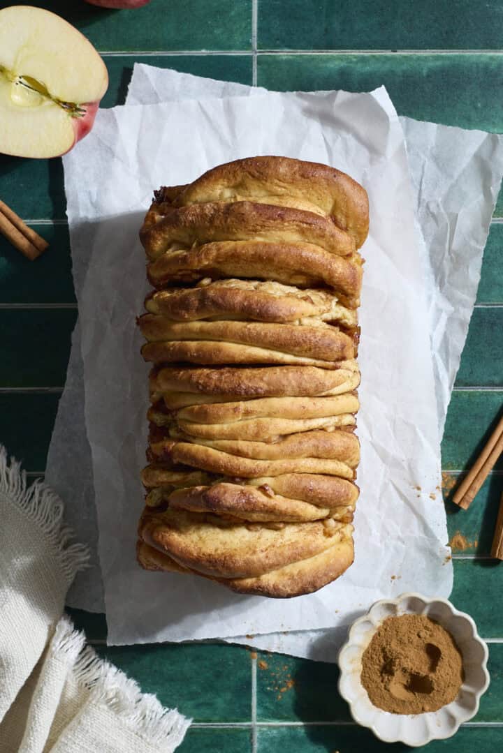 Sourdough Discard Apple Pull Apart Bread - This Jess Cooks