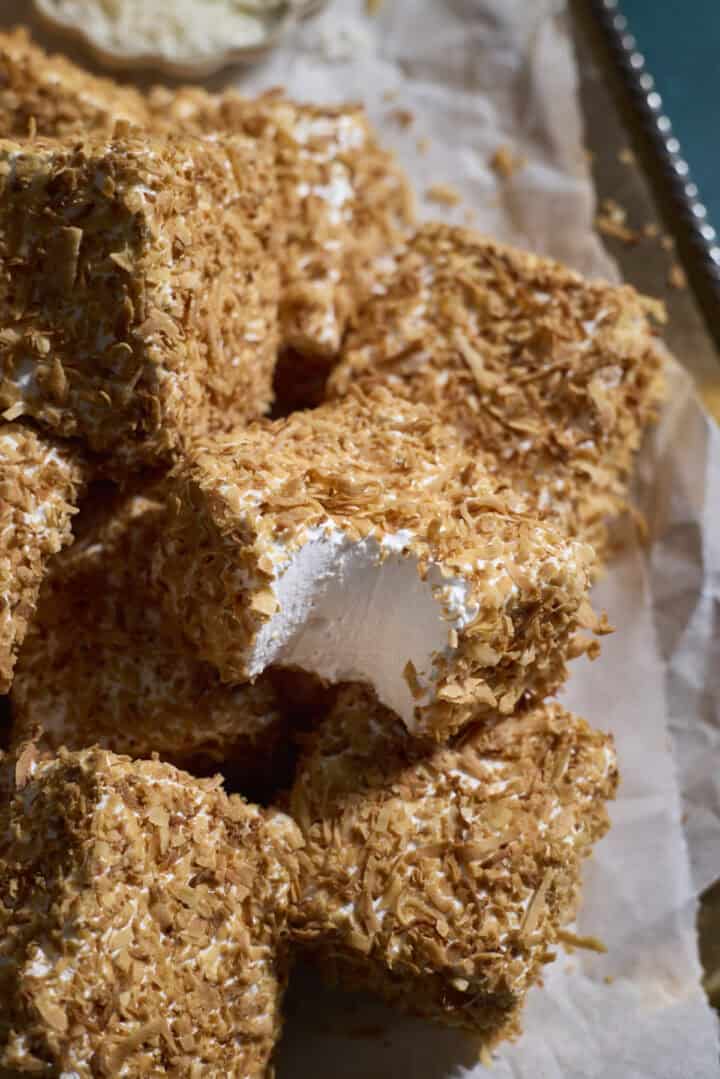 Toasted Coconut Marshmallows - This Jess Cooks